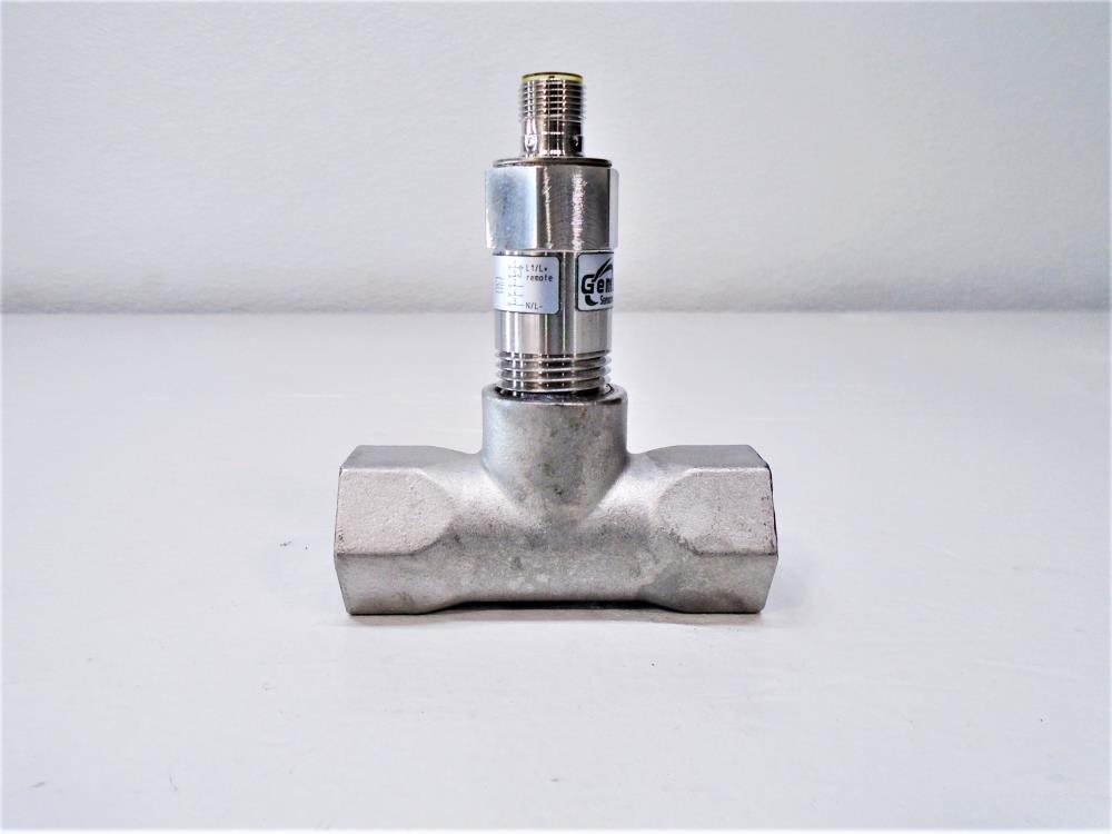 Gems FS-600 Series Stainless Flow Switch, P/N # 230500-1-10 w/ Cable