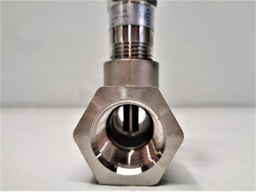 Gems FS-600 Series Stainless Flow Switch, P/N # 230500-1-10 w/ Cable