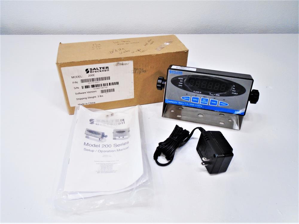 Salter Brecknell 200E Digital Weight Indicator, #55173-0021