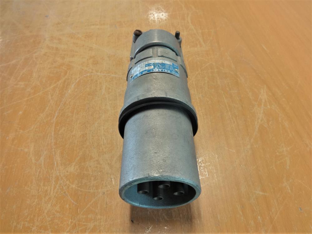 Hubbell Killark WPW-604E45678 Pin & Sleeve Plug, 4 Watt, 4-Pole, 60A, 3 ...