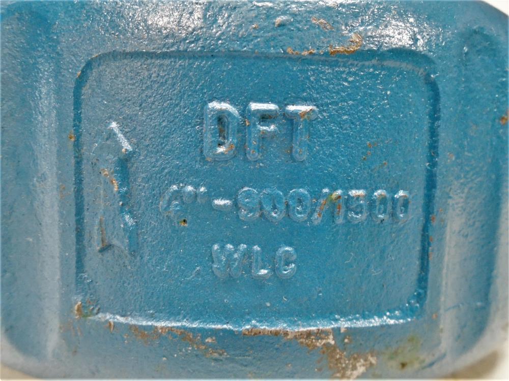 DFT 4" 900/1500# Wafer Style Silent Check Valve #9042, WCB Body, 316 Trim