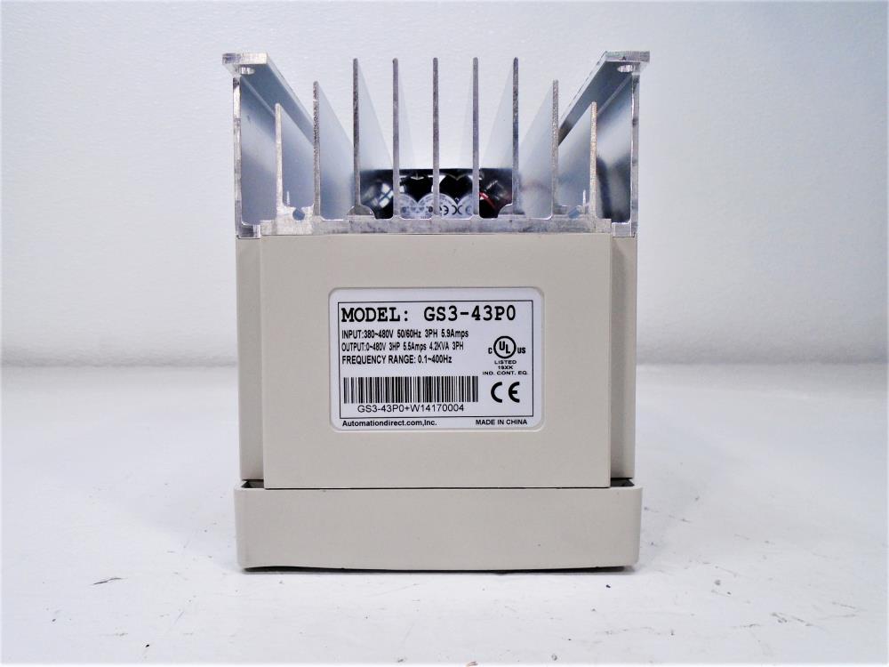 Dura Pulse 3 HP, 460V, 3 PH AC Drive, GS3-43P0+W14170004