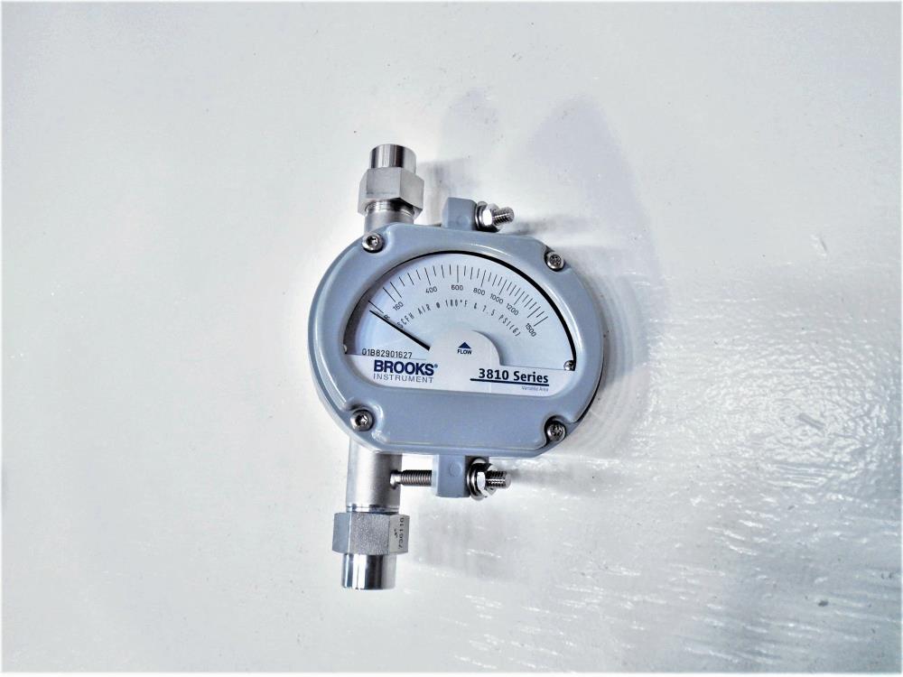 Brooks 1/2" NPT Armored Variable Area Flow Meter, Model ...