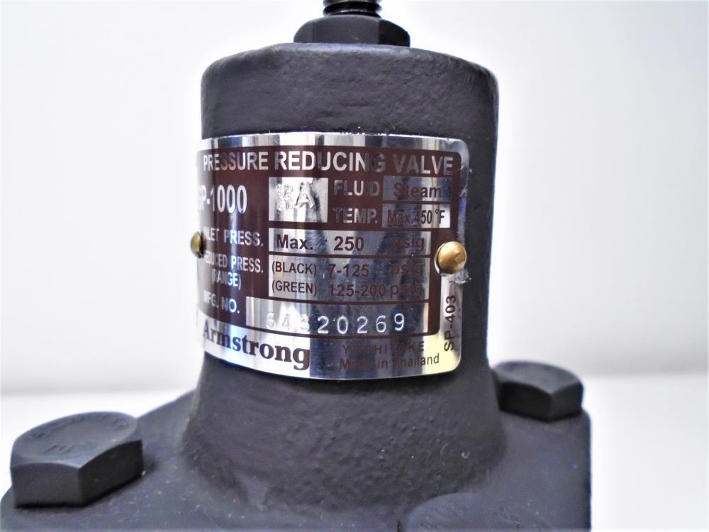 Armstrong GP-1000 HA 3/4" NPT Pressure Reducing Valve, 250 PSIG ...