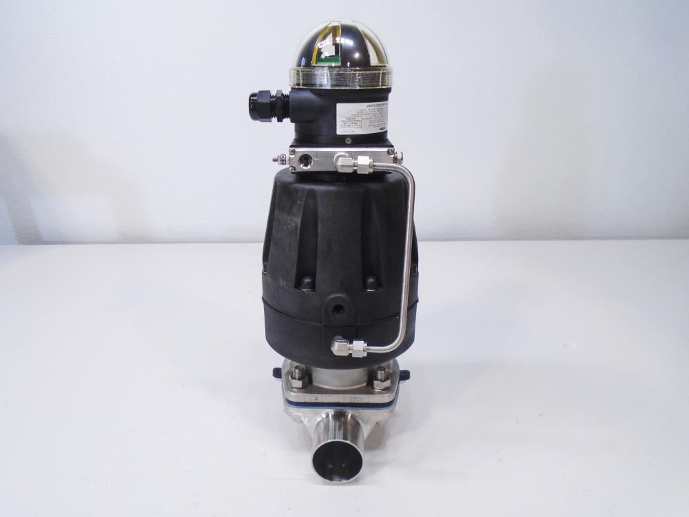 ITT 2" Butt-Weld 316 Sanitary Diaphragm Valve, B217 Actuator, Westlock ...