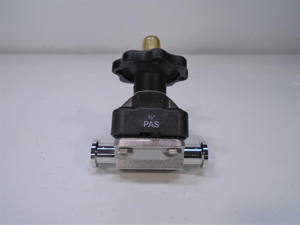 ITT Pure-Flo 3/4" Tri-Clamp Sanitary Diaphragm Valve .75-316L-RA25MAX ...