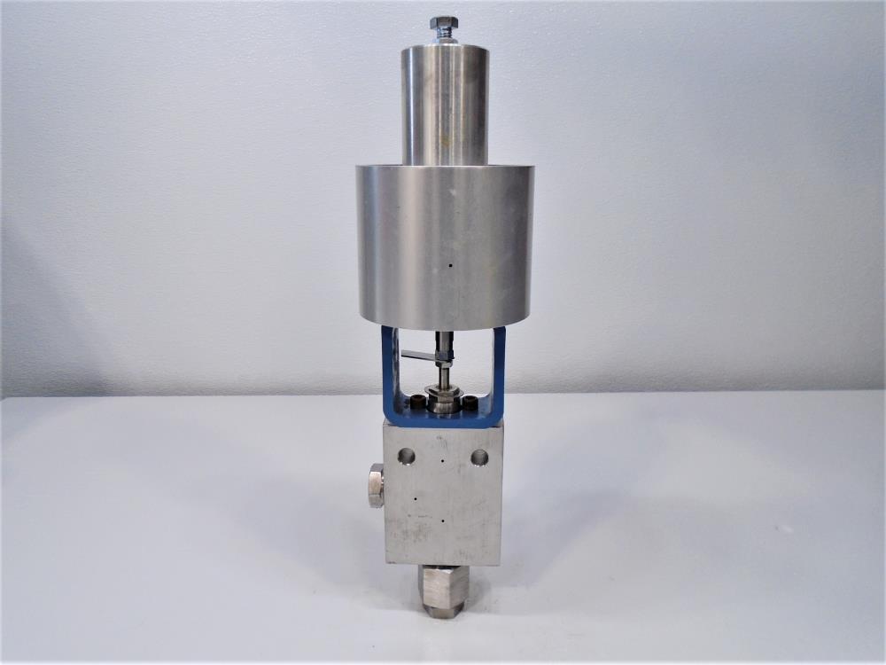 Parker Autoclave 1" Heavy Pressure Needle Valve #20SM16872-SRS, 316SS w ...