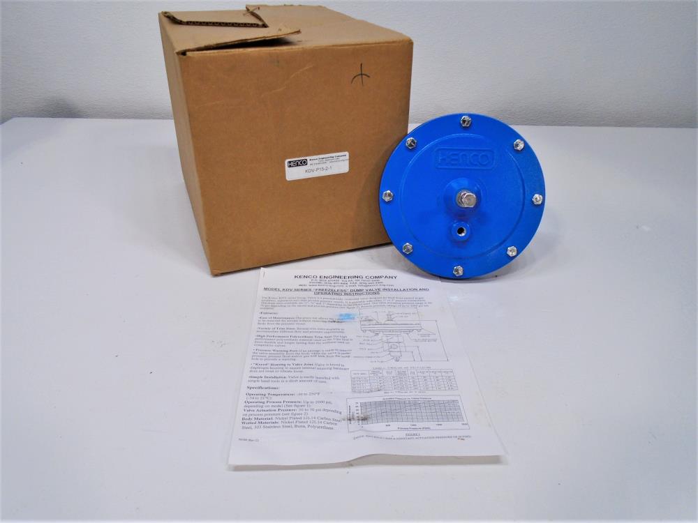 KENCO 2" NPT Freezeless Dump Valve KDV-P15-2-1