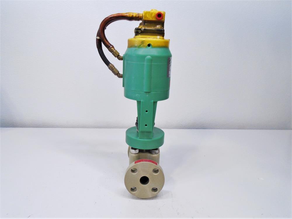 Collins Instrument 1" Flanged Plastic Control Valve 1060-1-880P01-D5C-0 ...