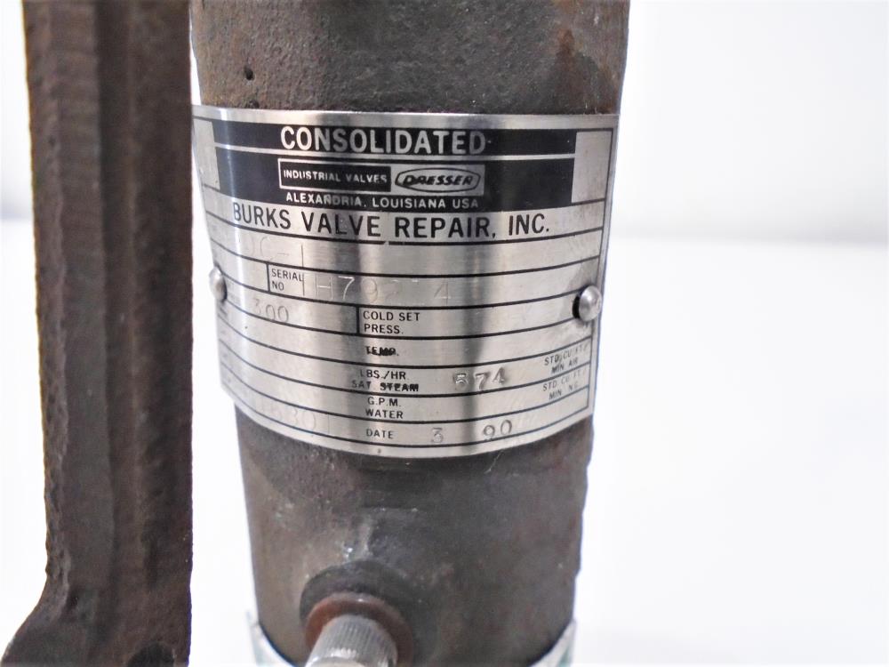 Dresser Consolidated Relief Valve #1990C-1, WCC, 1/2" MNPT x 1" FNPT ...