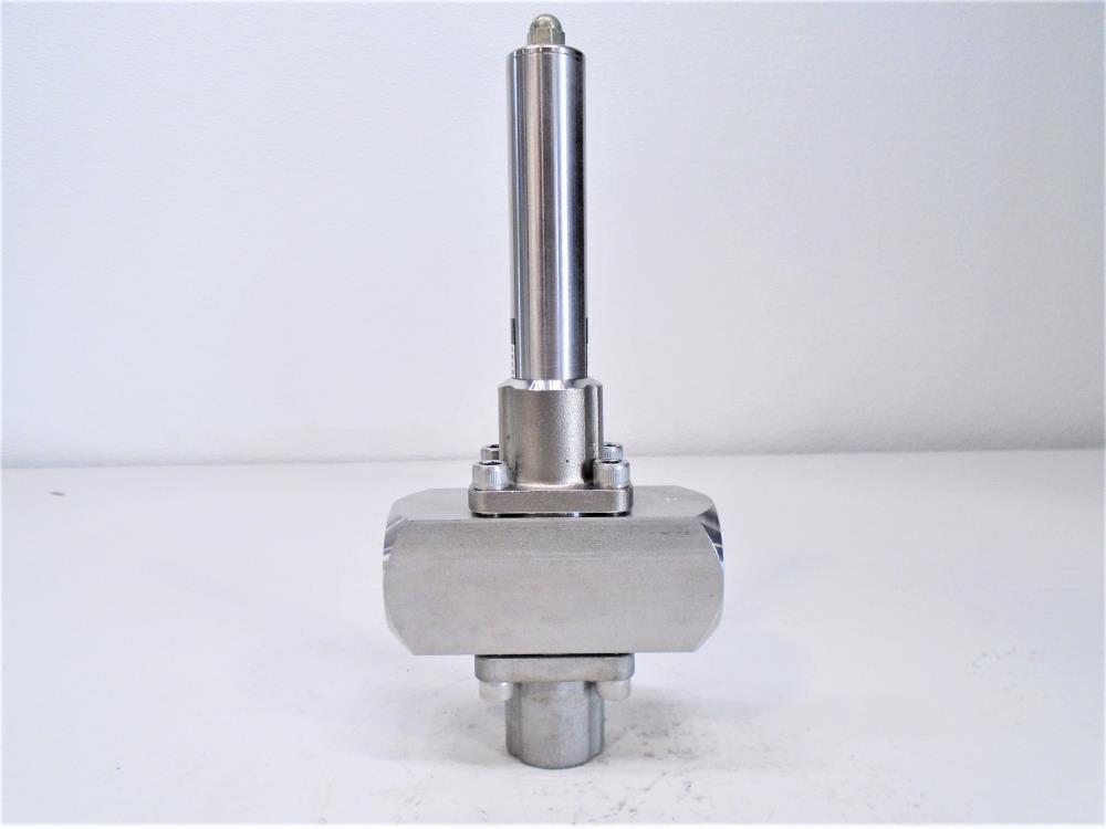 Wallace & Tiernan 0-100% Flow Stainless Steel Armored Purge Meter ...