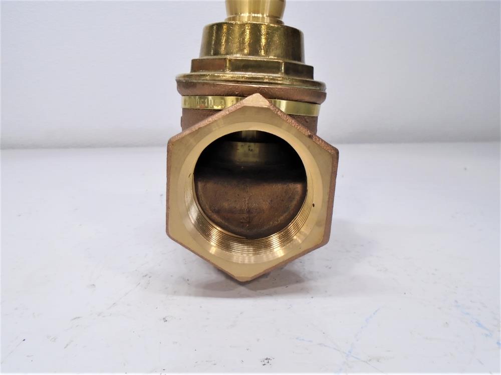 Honeywell 2" NPT Bronze 2-Way Single Seated Steam Valve V5011G 1103 1