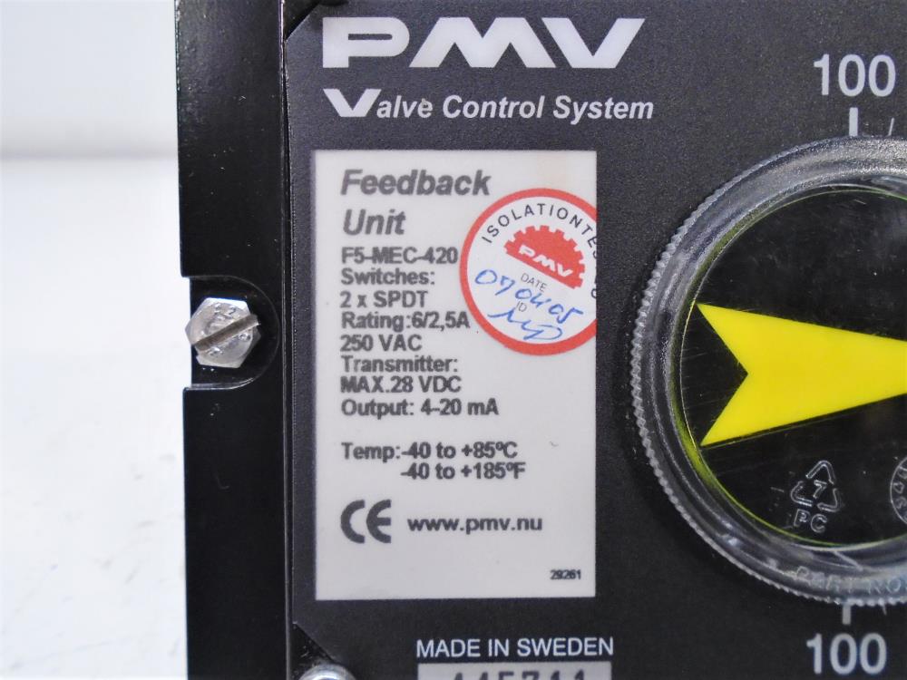 PMV 2 x SPDT Explosion Proof Feedback Unit F5EX-MEC-420