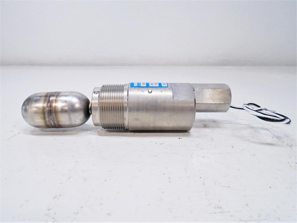SOR 1.5" Electric Float Level Switch 1510B-G5A-C-W9-ES, Stainless Steel