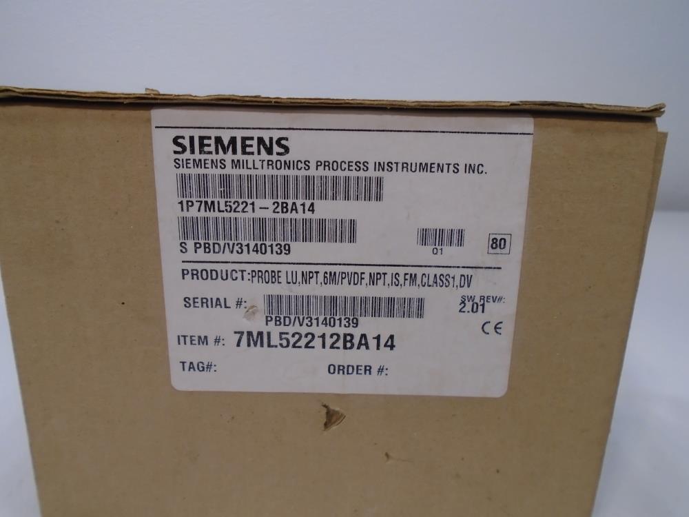 Siemens Sitrans Probe LU, 7ML5221-2BA14, w/ Siemens Safe Programmer ...