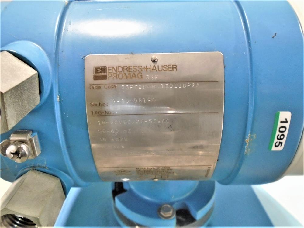 Endress Hauser Promag F 10" 150# Lined Magnetic Flow Meter 33FT2F ...