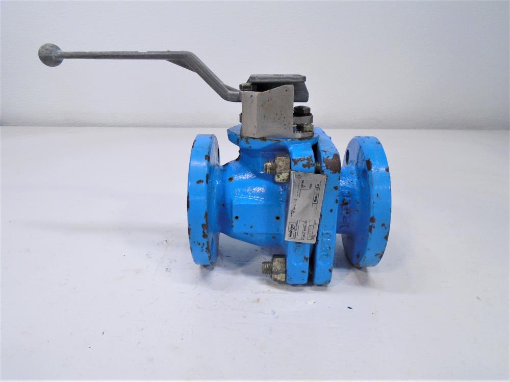 Durco Flowserve 1-1/2" Atomac PFA Ball Valve w/ Handle, AKH2, 87 PSIG