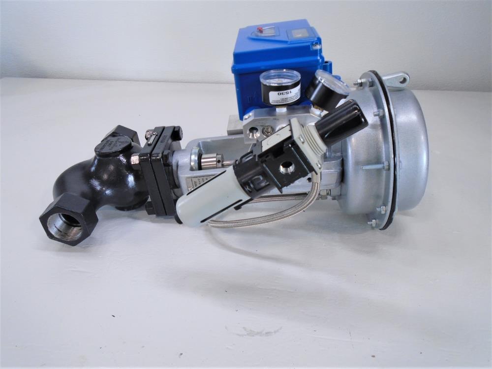 Armstrong 1500 1-1/4" NPT 2-Way Actuated Control Valve W/ Eckardt ...