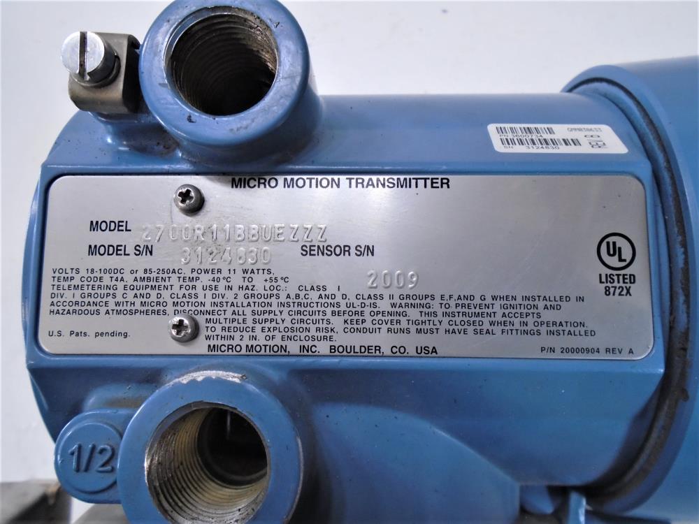 Micro Motion Transmitter 2700R11BBUEZZZ