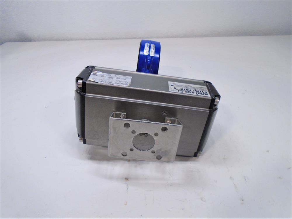 Amri 4" 150# Lined Butterfly Valve, Cast Iron 3T6K6XV w/ Dynactair 6 ...