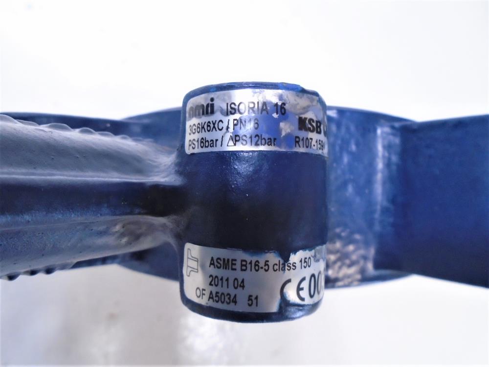 Amri 4" 150# Lined Butterfly Valve, Cast Iron 3G6K6XC w/Actuator CA ...