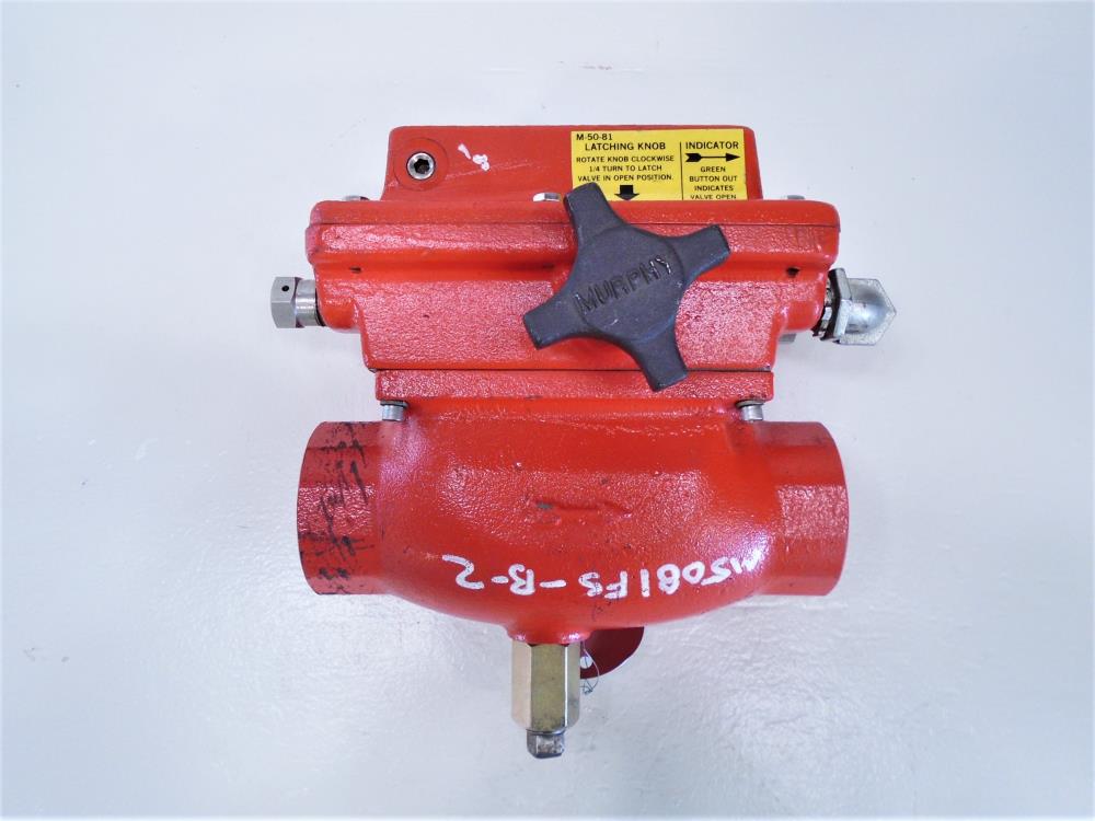 Murphy 2" NPT Fuel Gas Shut-Off Valve M5081FS-B-2