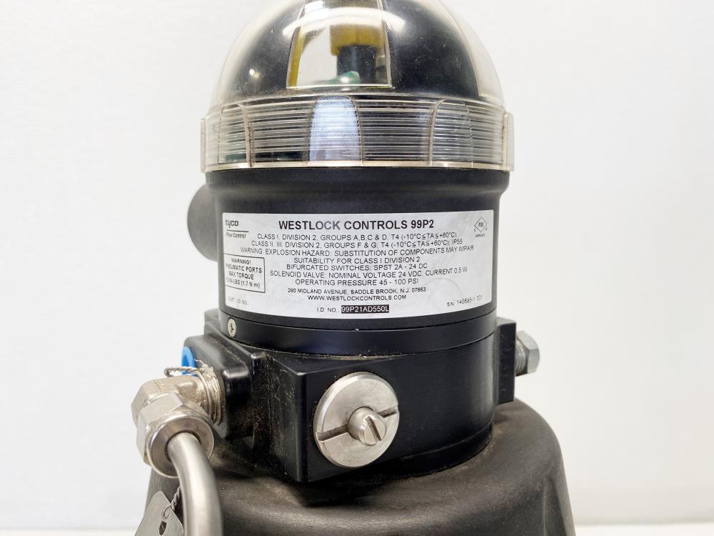 ITT Pure-Flo 2" Butt-Weld Stainless Sanitary Diaphragm Valve w/B217 ...