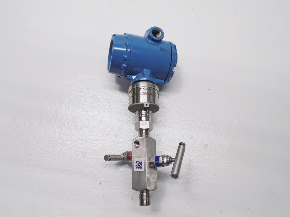 Rosemount 3051 Transmitter 3051S2TG2A2A11A1AK5M5 W/ 316SS Manifold