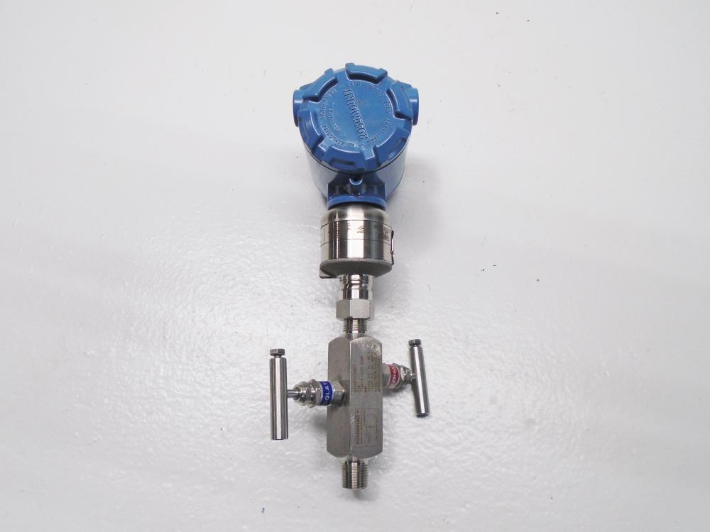 Rosemount 3051 Transmitter 3051S2TG2A2A11A1AK5M5 W/ 316SS Manifold