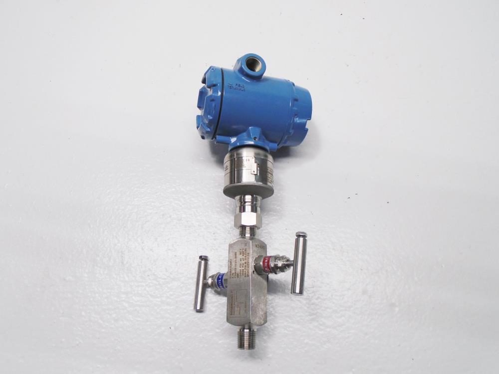 Rosemount 3051 Transmitter 3051S2TG2A2A11A1AK5M5 W/ 316SS Manifold