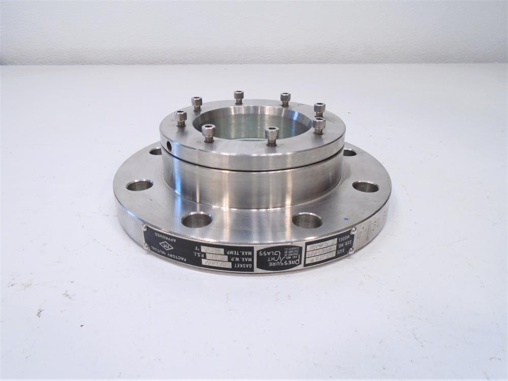 Pressure Sight Glass 4" 150# 316SS Sight Glass Flange