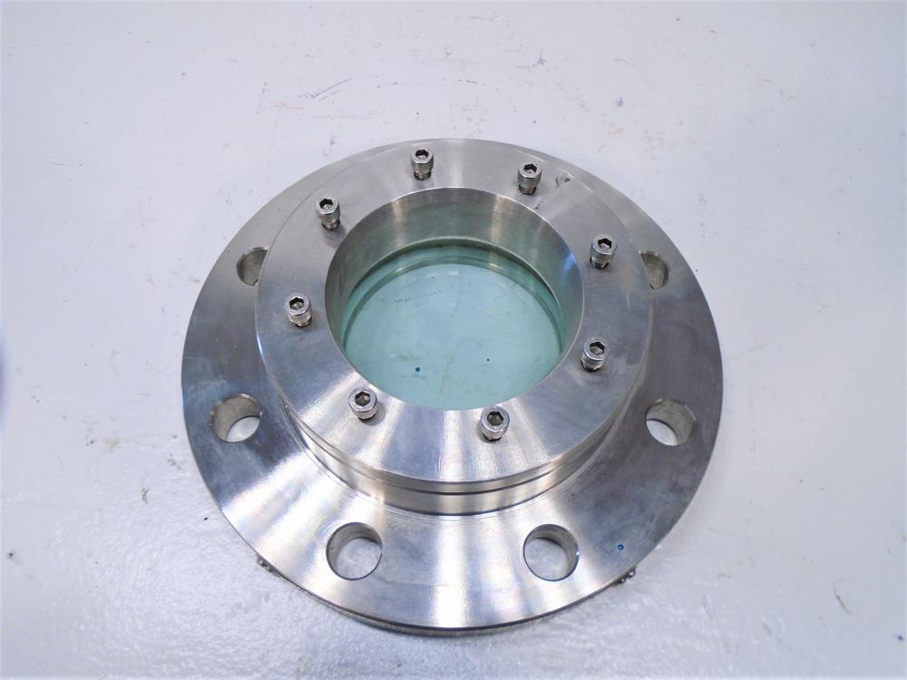 Pressure Sight Glass 4" 150# 316SS Sight Glass Flange