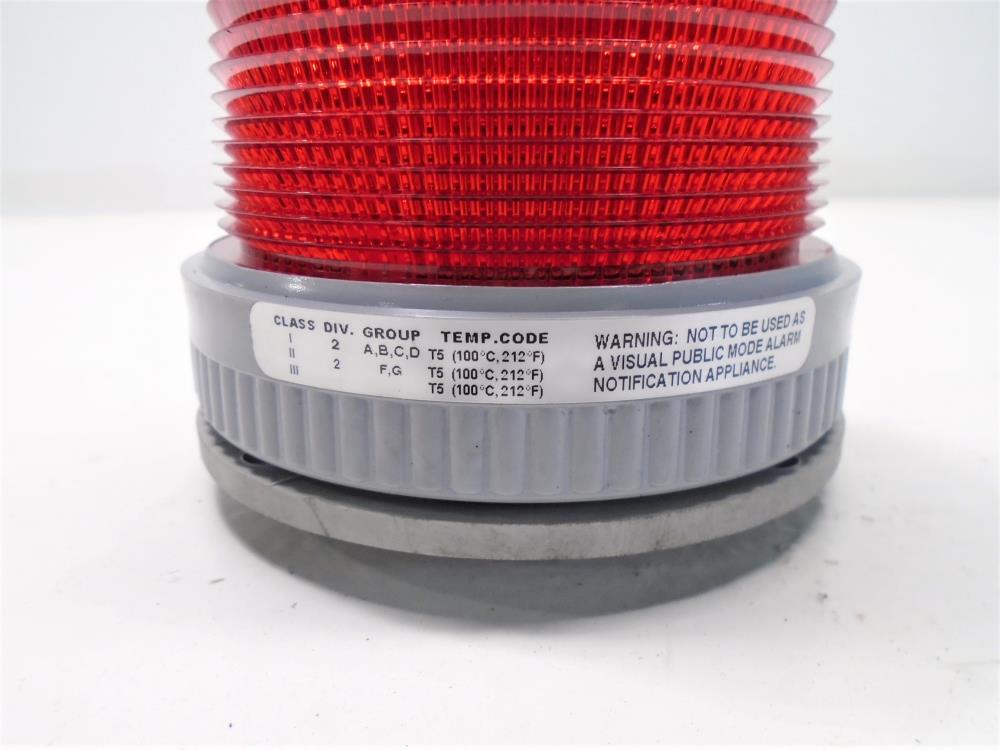 Edwards Adapta-Beacon Steady On LED Beacon Light, Red, 105SLEDR-N5