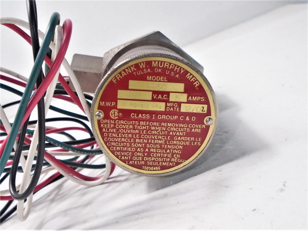 Frank. W. Murphy 1-1/2" Liquid Level Switch L1150