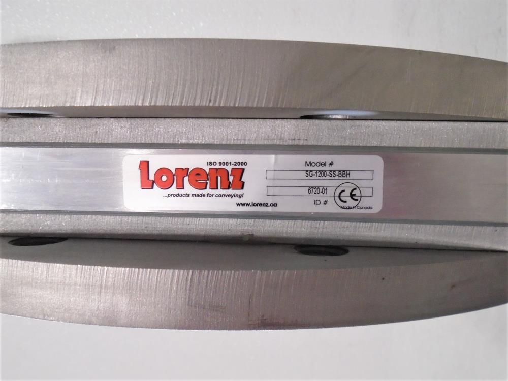 Lorenz 12" Stainless Steel Sliding Gate Valve SG-1200-SS-BBH