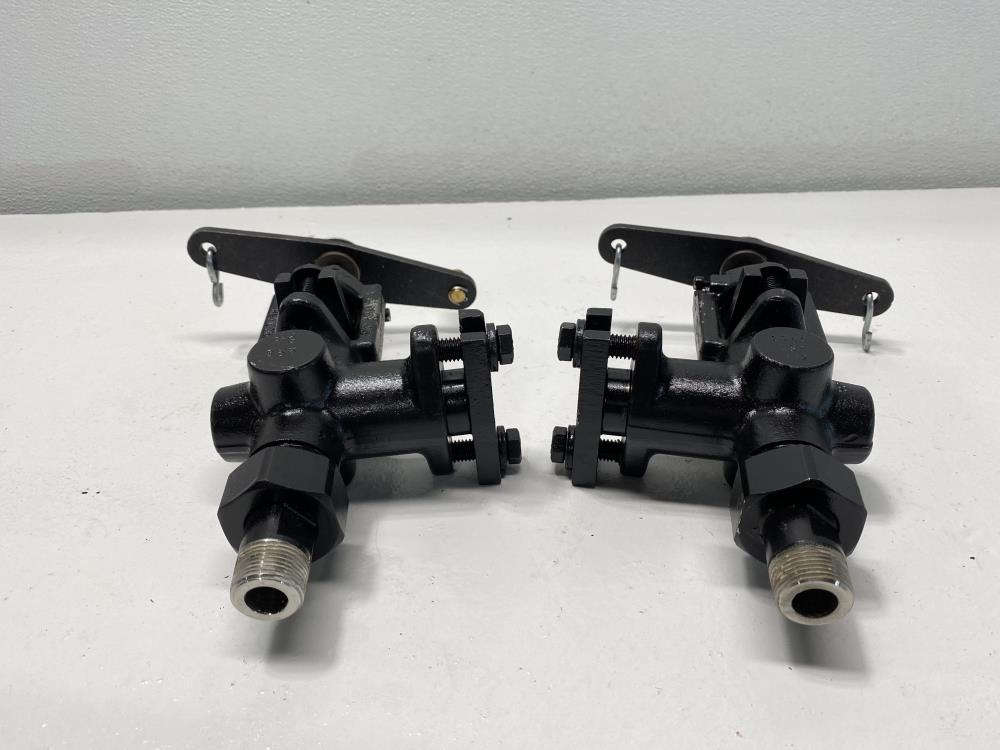 Clark Reliance SG-855 Forged Steel Valve Set 1/2" SW/NPT and 3/4" MNPT ...