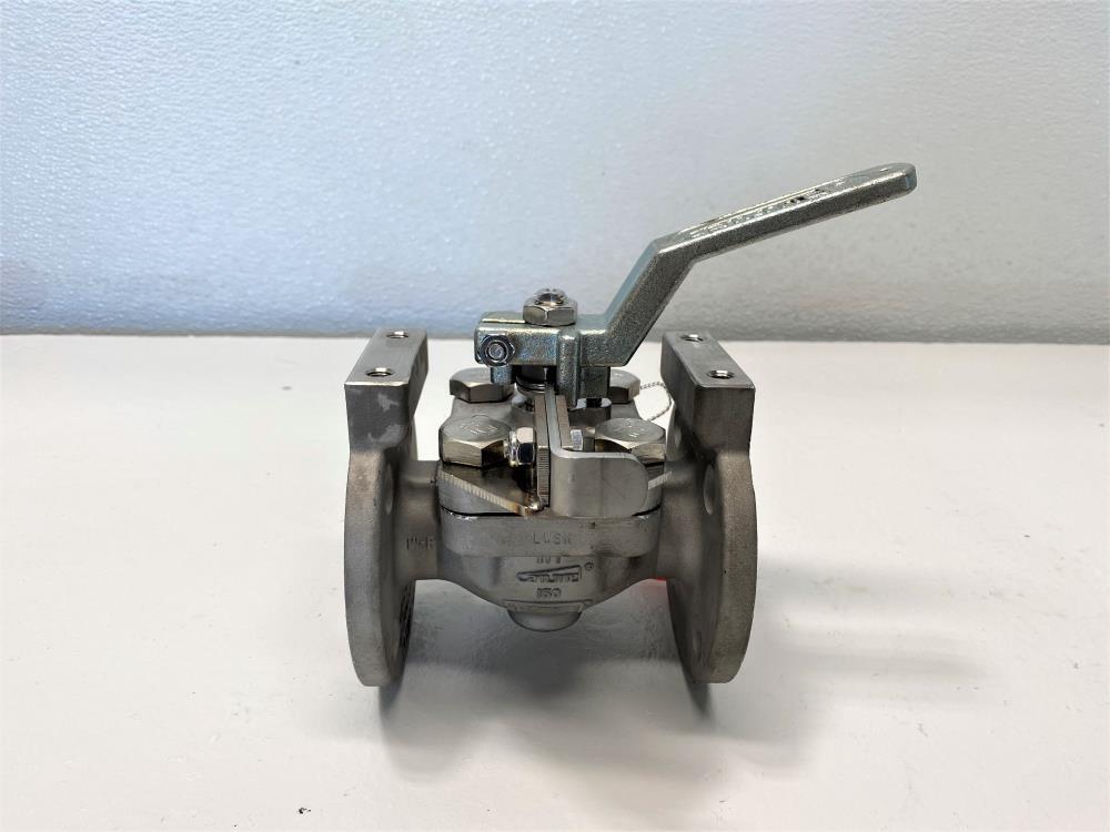 ITT Cam-Tite 1" 150# RF CF8M Top Entry Ball Valve, 1-3011-1-T1-ST7-SL4 ...