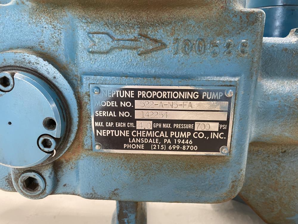Neptune 4.0 GPH Proportioning Pump 522-A-N5-FA