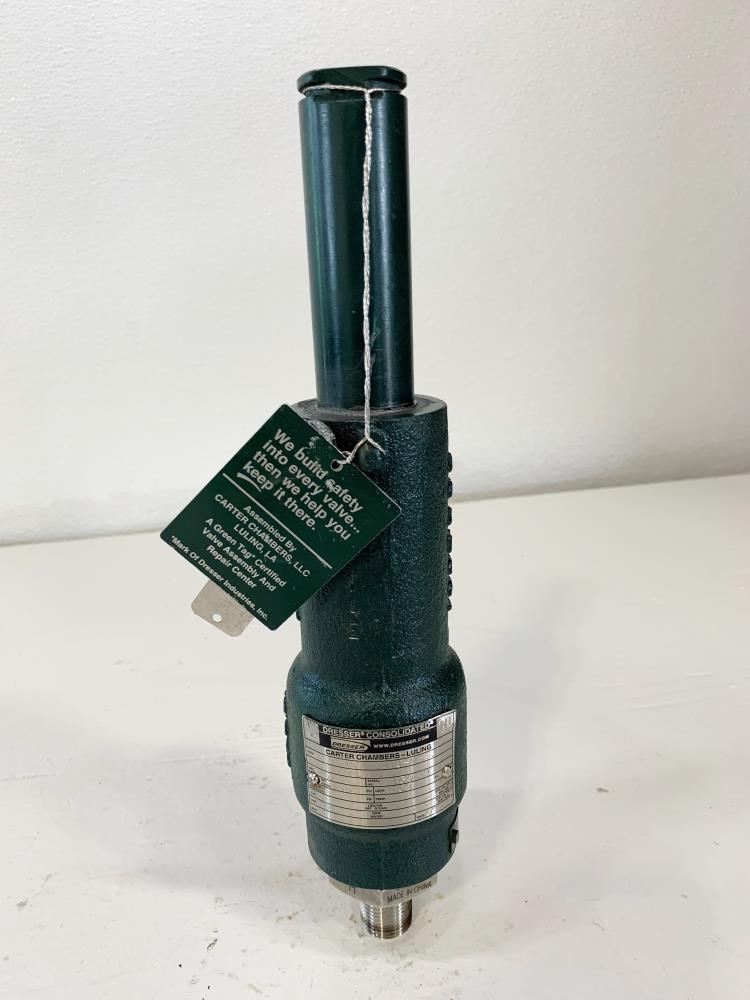 Dresser Consolidated 1/2" x 1" NPT WCC Relief Valve 19096MCF-2-CC-MS-31 ...