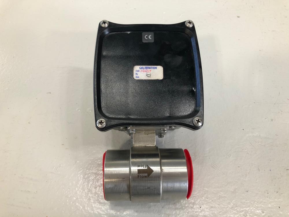 RCM Industries 1-1/2" NPT Stainless Steel Flowmeter, 0-100 GPM, 1 1/2 ...