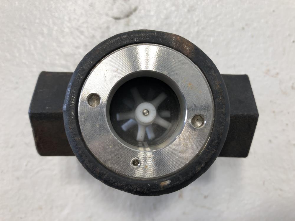 1" NPT WCB Sight Flow Indicator W/ Rotor 300-1C