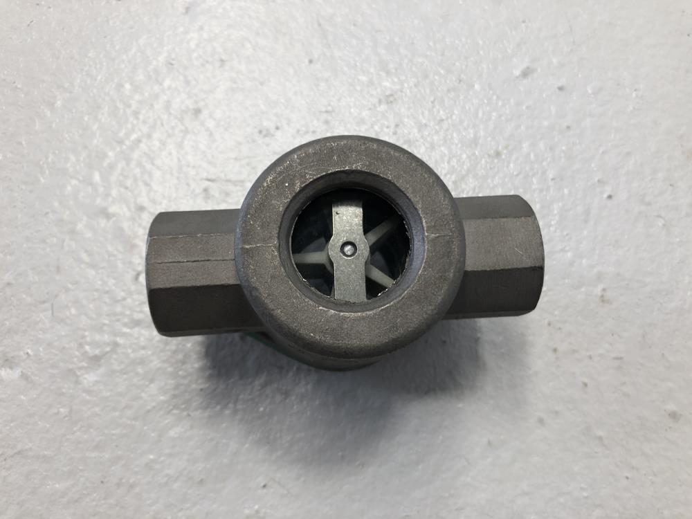 Visi-Flo 1/2" NPT CF8M Sight Flow Indicator W/ Rotor 14710