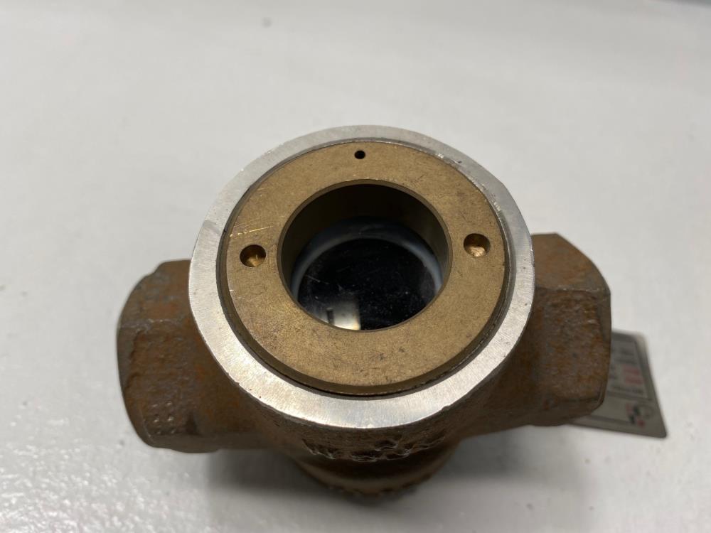 Jacoby Tarbox 1" NPT CF8M Sight Flow Indicator W/ Drip Tube #1001B