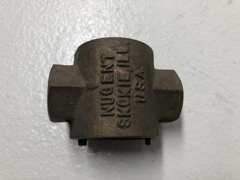 Nugent 3/4" NPT Bronze Sight Flow Indicator W/ Flapper