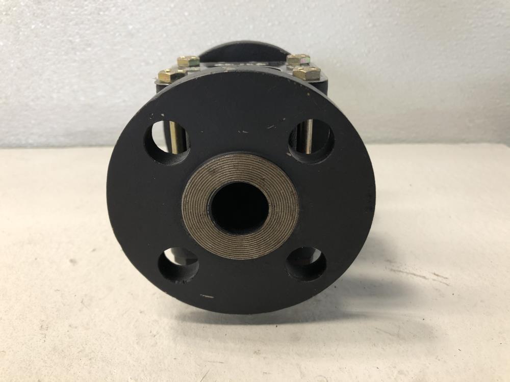 Jacoby Tarbox 608-FA 3/4" Flanged Steel Sight Flow Indicator w/ Drip Tube