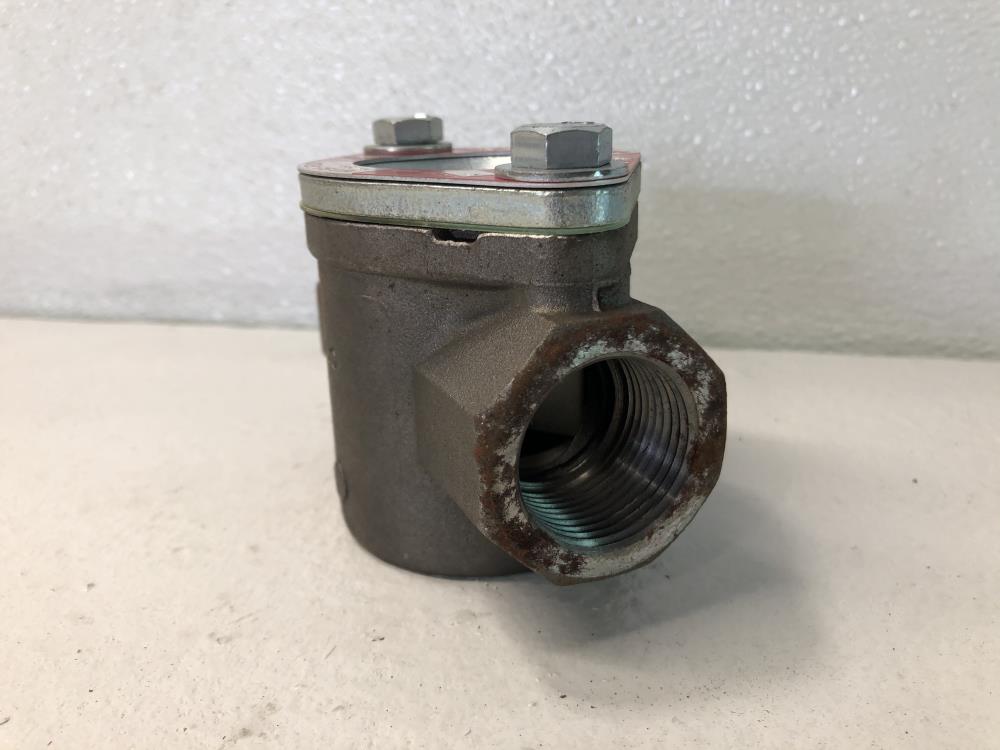 Visi-Flo 1" NPT Carbon Steel Sight Flow Indicator w/ Rotor