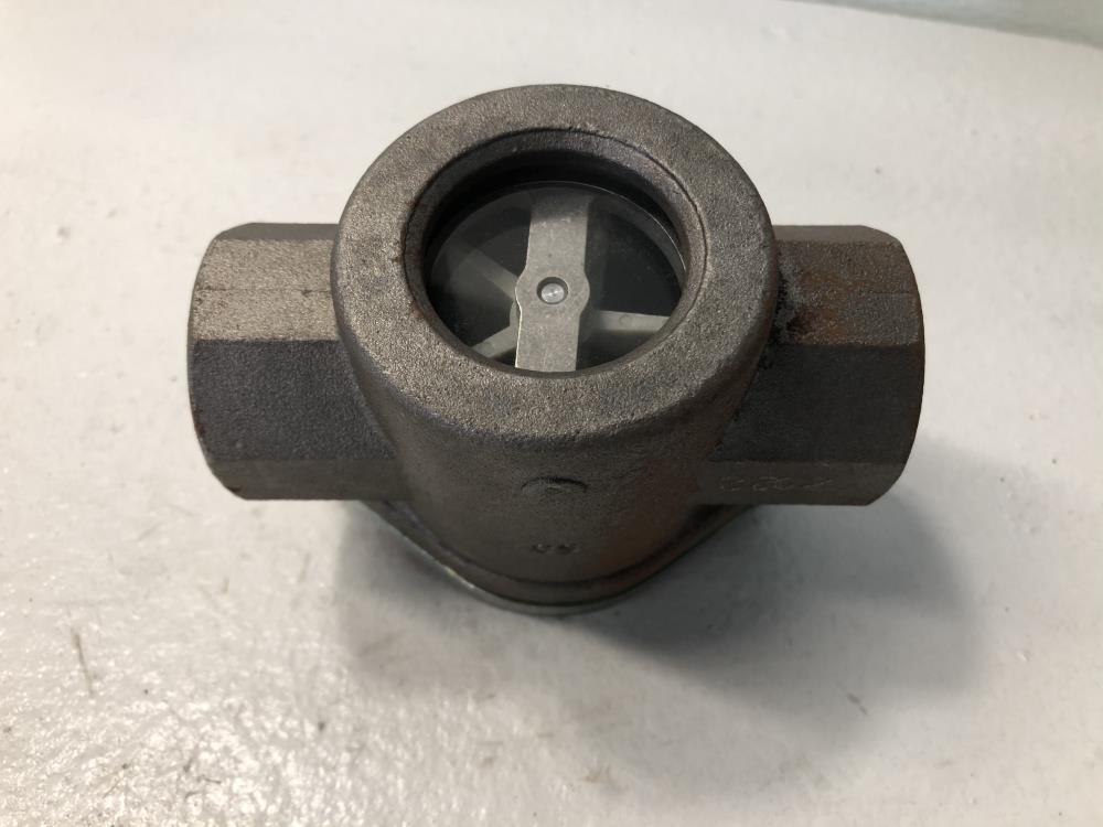 Visi-Flo 1" NPT Carbon Steel Sight Flow Indicator w/ Rotor