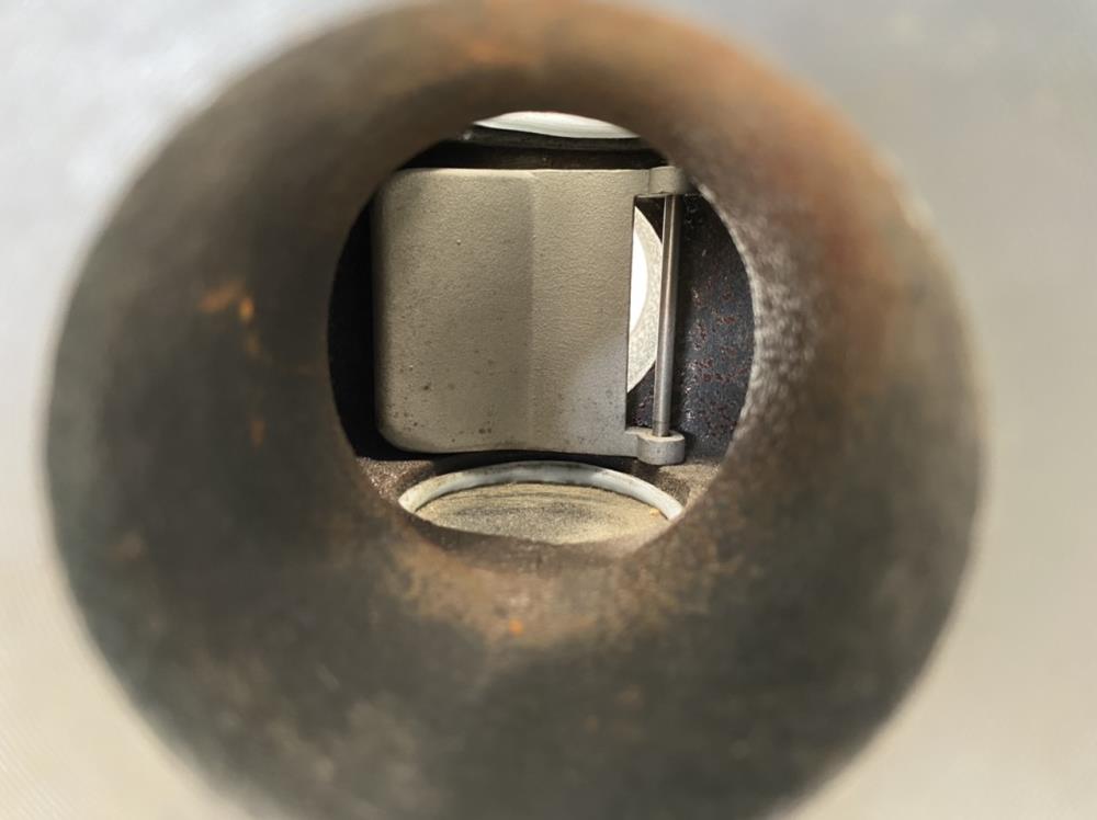 Jacoby Tarbox 2" Flanged Cast Iron Sight Flow Indicator w/ Flapper 910-FA