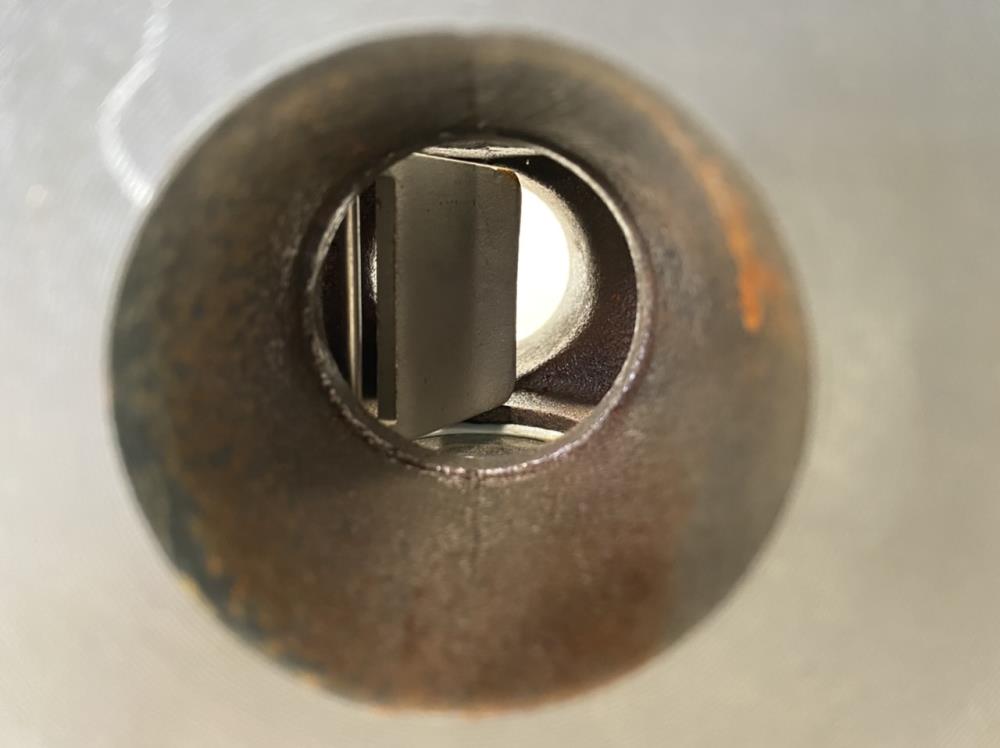 Jacoby Tarbox 2" Flanged Cast Iron Sight Flow Indicator w/ Flapper 910-FA