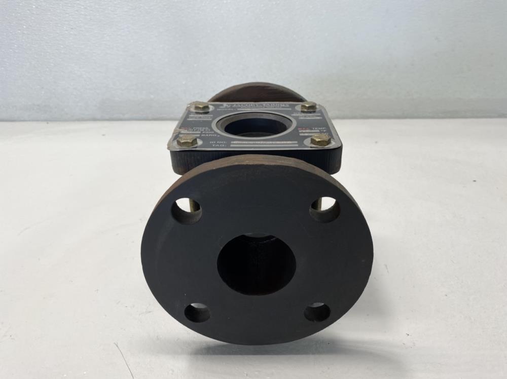 Jacoby Tarbox 2" Flanged Cast Iron Sight Flow Indicator w/ Flapper 910-FA
